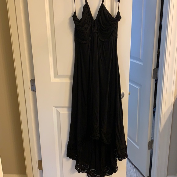 Dresses | Black Halter Sundress Venus | Poshmark